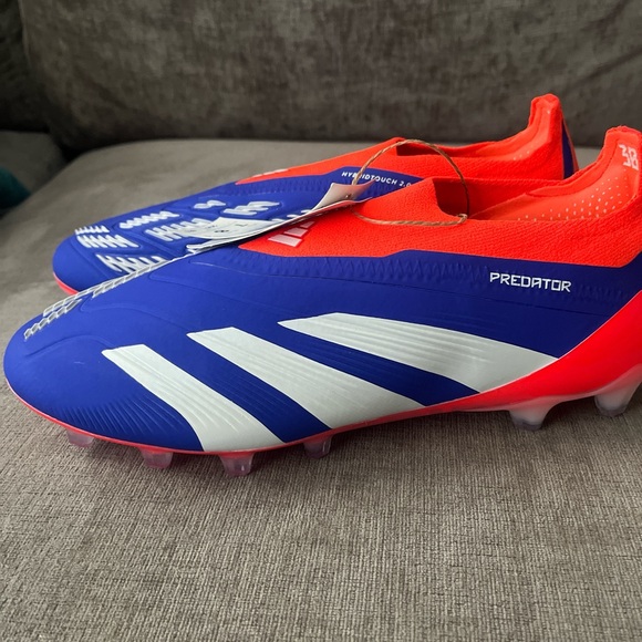 adidas | Accessories | Adidas Predator Cleats Bold Blue And Fiery Red ...